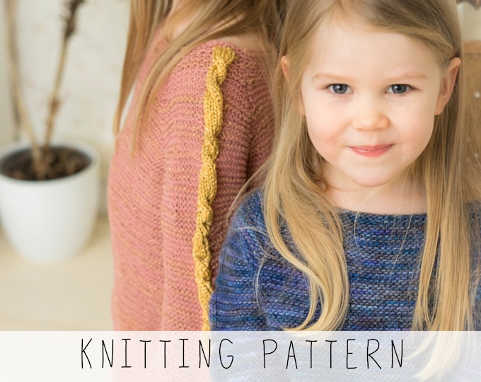 KNITTING PATTERN PDF Sweater Knit Pattern Sweater Knit Boy Sweater Knit ...