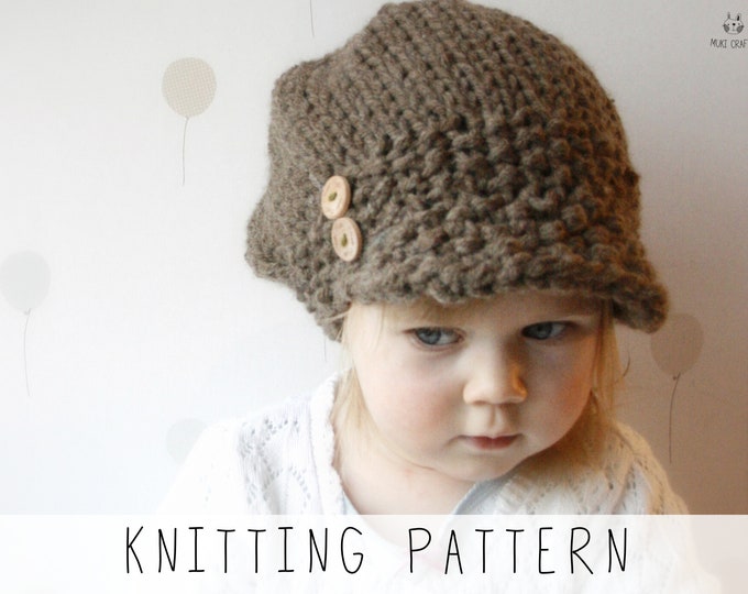 KNITTING PATTERN, PDF, Newsboy Cap, Brimmed Cap, Baby Boy Cap, Knit ... KNITTING PATTERN, PDF, Newsboy Cap, Brimmed Cap, Baby Boy Cap, Knit ...