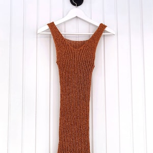 Dress KNITTING PATTERN Knit Ribbed Dress for Women (S to XXL Size ...