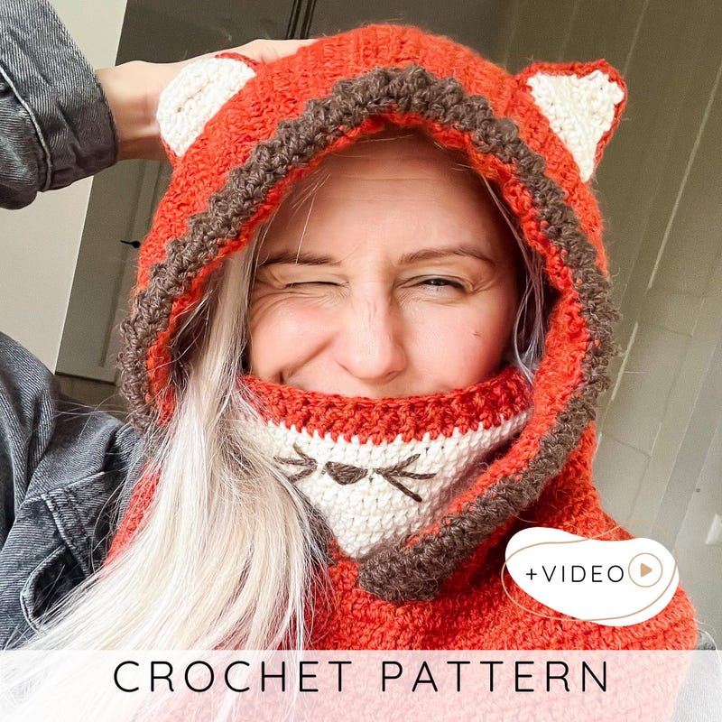 Fox Balaclava Pattern - Etsy