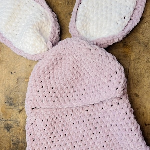 Ski Helmet Cover CROCHET PATTERN Bunny Helmet Balaclava (toddler, Kids ...