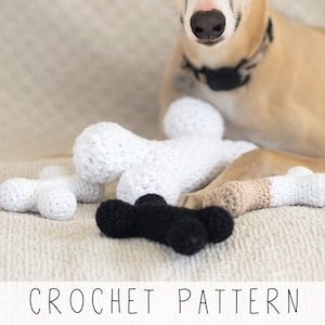 CROCHET Dog Bone Amigurumi PATTERN Bone Toy Dog Crochet Pattern Crochet ...