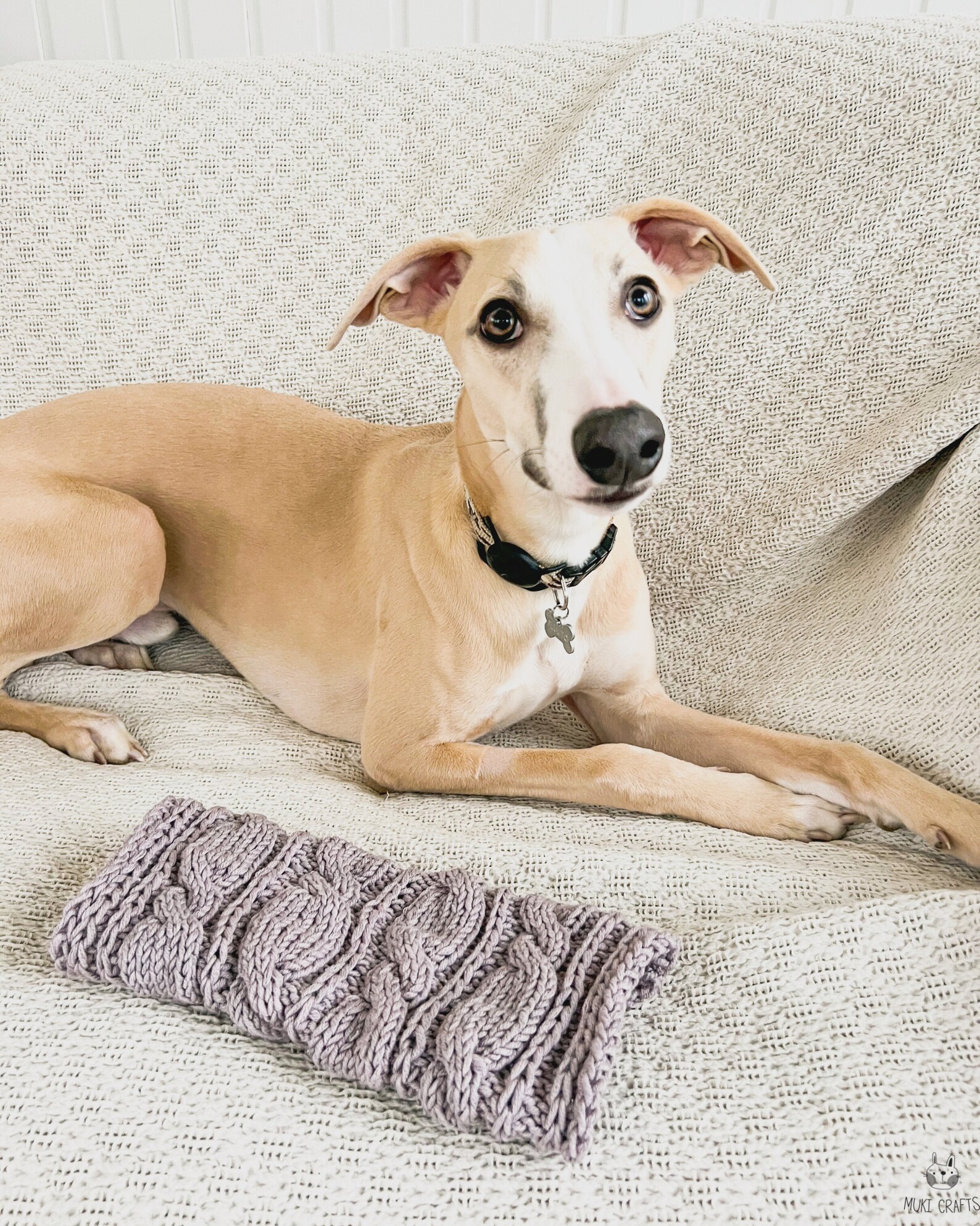 Dog Snood KNITTING PATTERN, Aran Weight Cable Dog Cowl Knit Pattern for ...