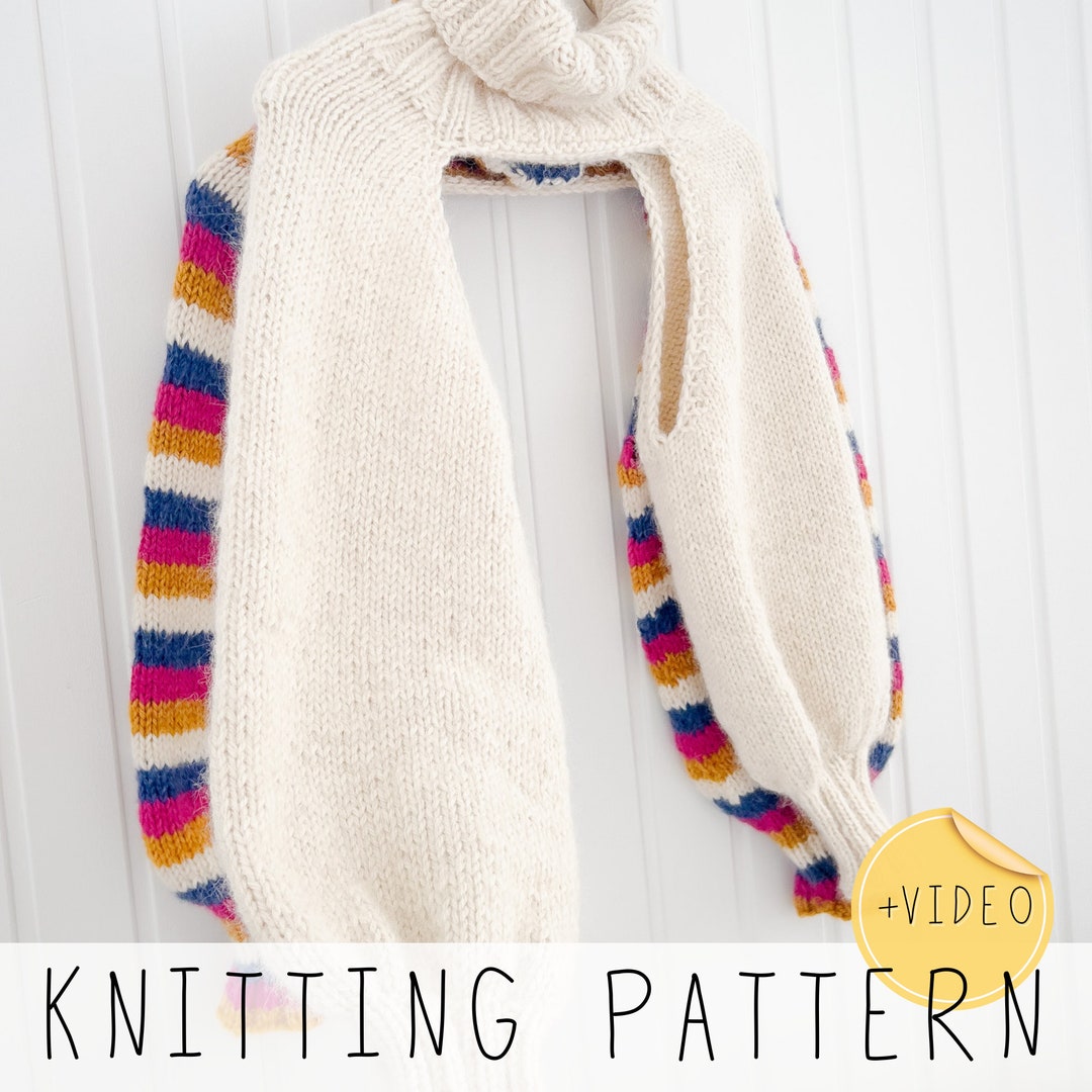 Shrug Bolero KNITTING PATTERN Turtleneck Shrug Knit Pattern for Women ...