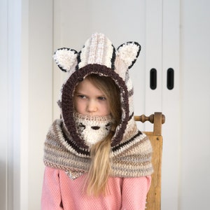 Fox Hooded Cowl CROCHET PATTERN Fox Crochet Pattern Animal - Etsy