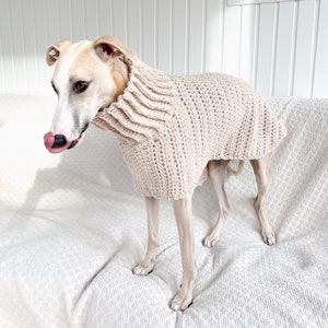 Large Dog Sweater CROCHET PATTERN With Video Instructions, Collared ...