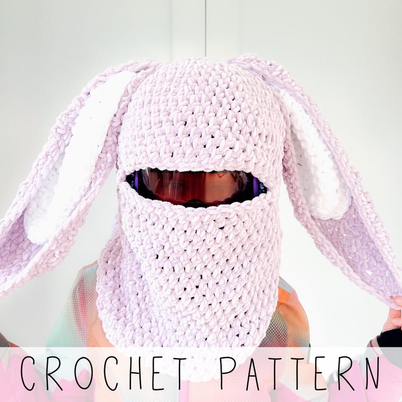 Bunny Balaclava Toddler - Etsy