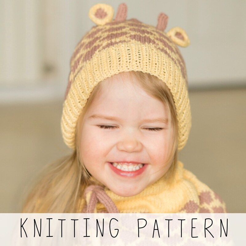 Giraffe Kids Beanie - Etsy UK