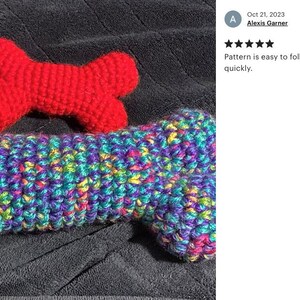 CROCHET Dog Bone Amigurumi PATTERN Bone Toy Dog Crochet Pattern Crochet ...