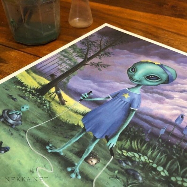 Welcome to Earth Print A3 A4 A5 A6 - Etsy