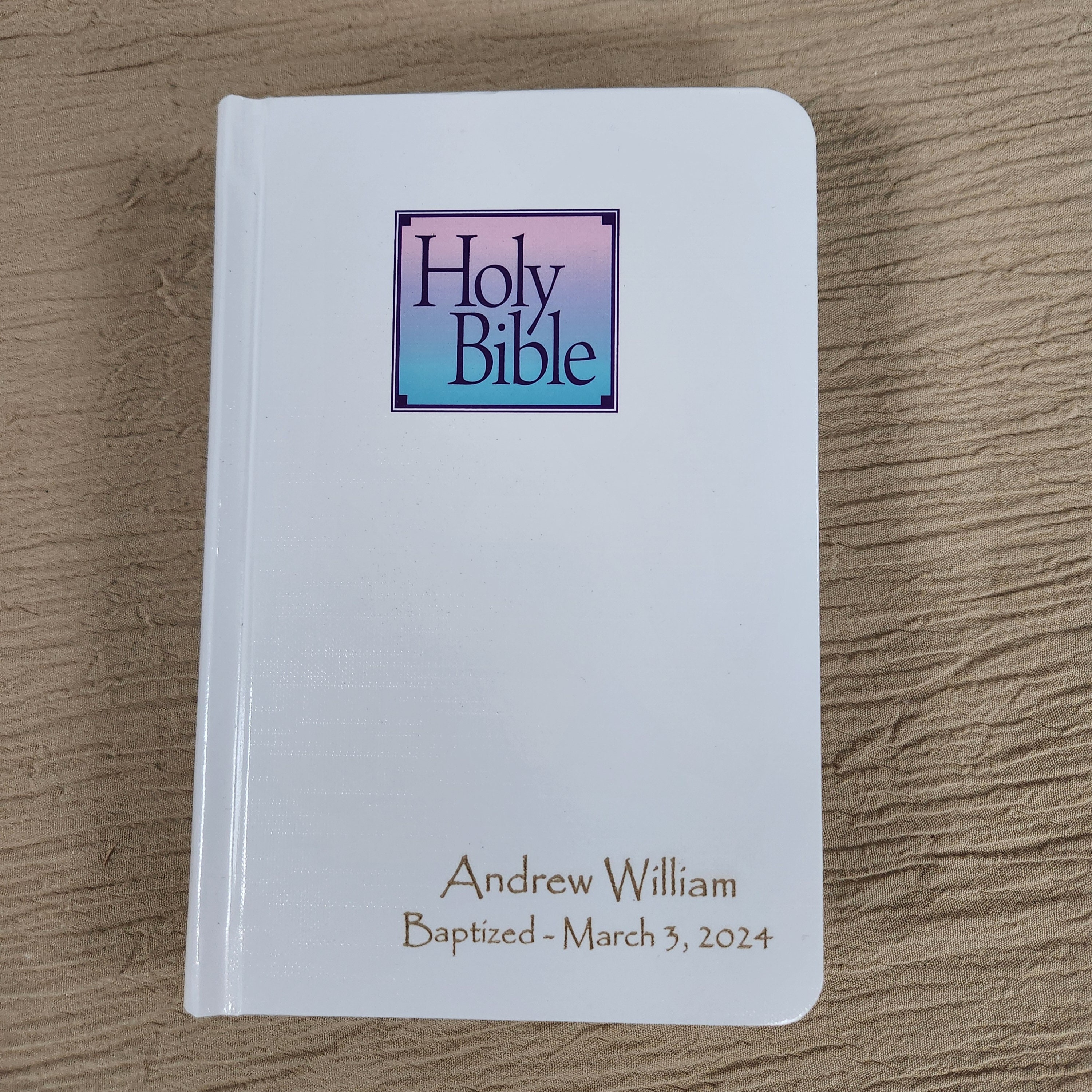 Baby's First Bible With Personalization KJV - Etsy