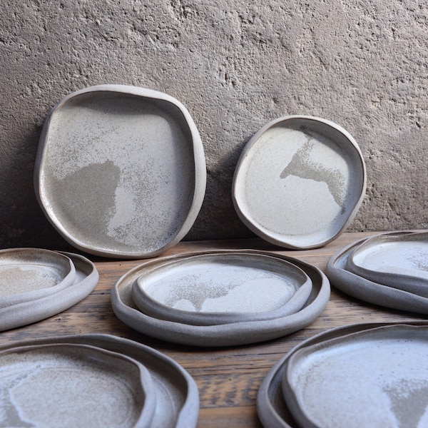 Organic Plates - Etsy