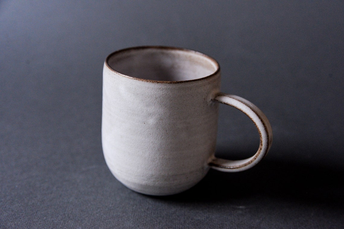 Beige tea / coffee mug cup matte minimal monochrome nordic | Etsy