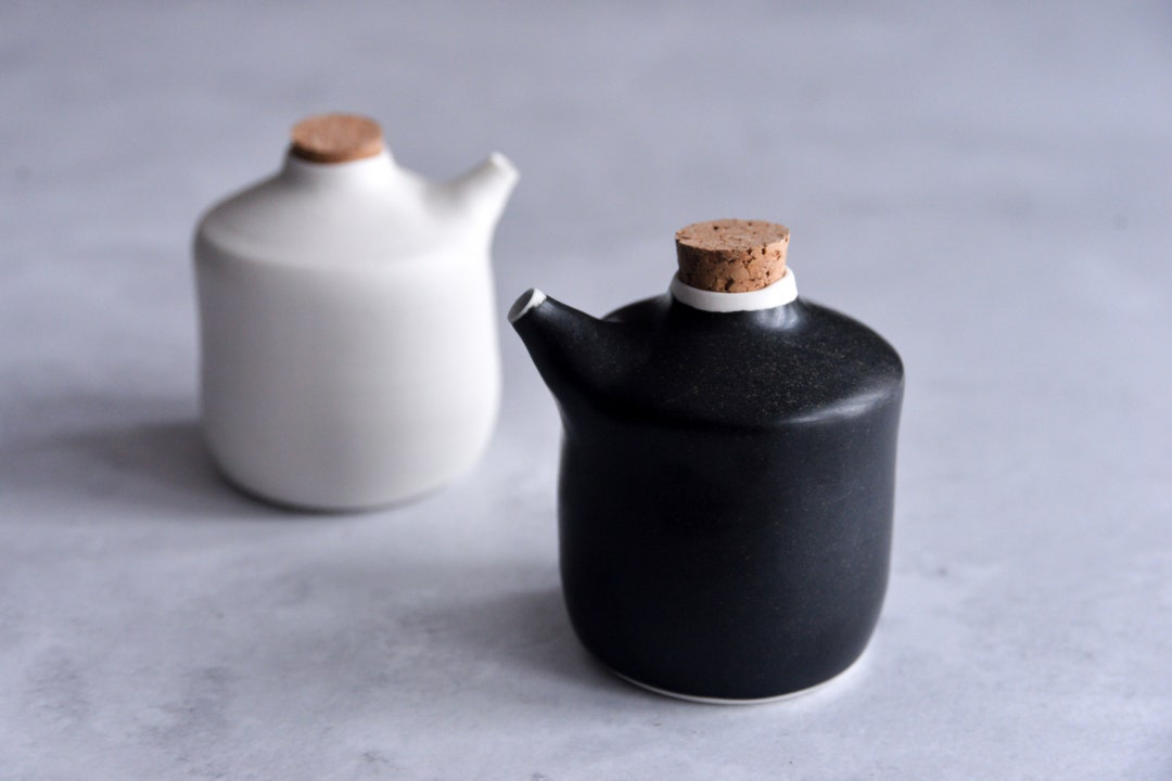 Oil/soya/vineger/sake Cruet Pitcher Handmade Wheel Thrown - Etsy