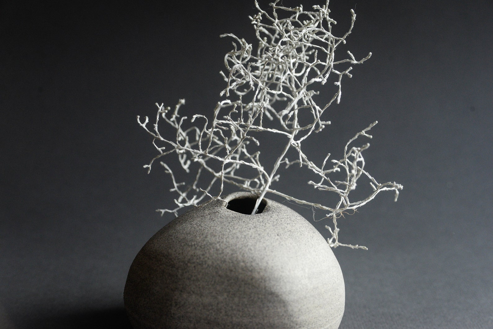 Smooth Pebble Stone Bud Vase Minimalist Monochrome - Etsy