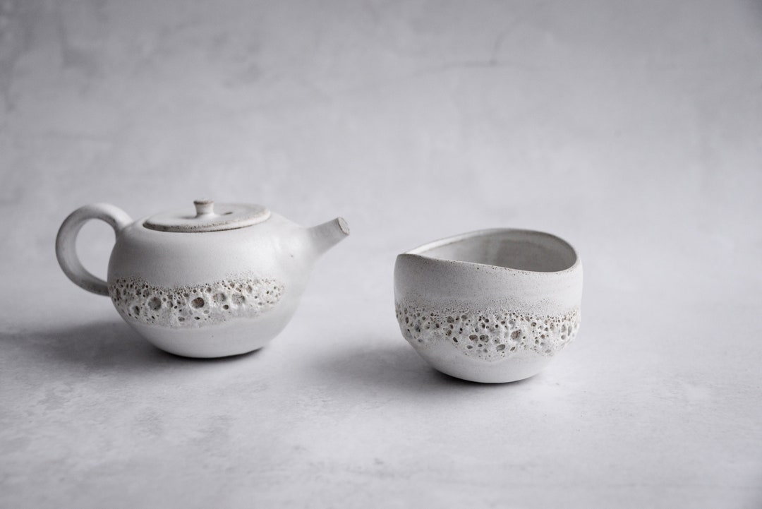 Moon Collection - Lava Tea Cacao Ceremonial Cup- Organic Stoneware ...