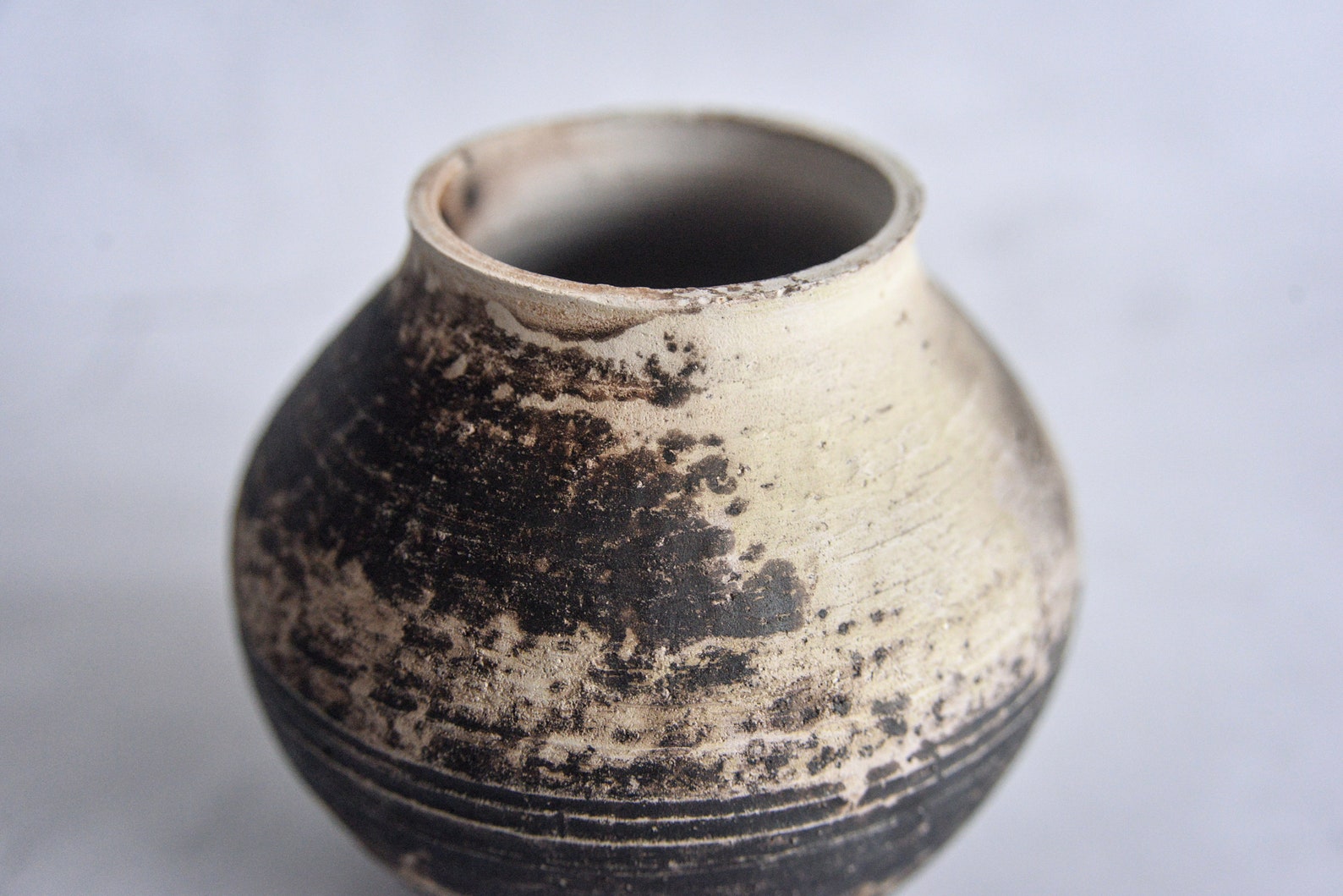 Obvara Baltic RAKU Handmade Unique Stoneware Bud Vase | Etsy