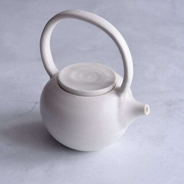 White Teapot - Etsy UK