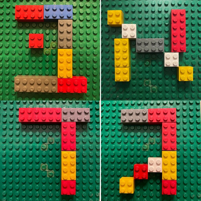 Alef Bet Hebrew Alphabet Brick Building Printable Activity - Etsy