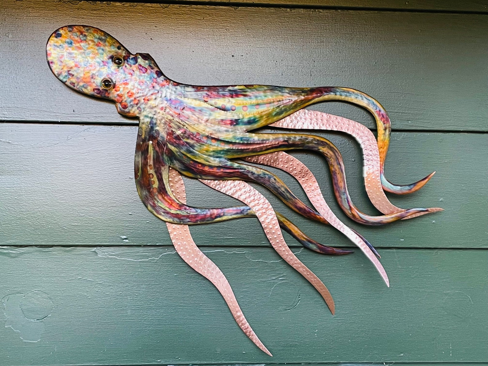 Hand-formed Copper Octopus - Etsy