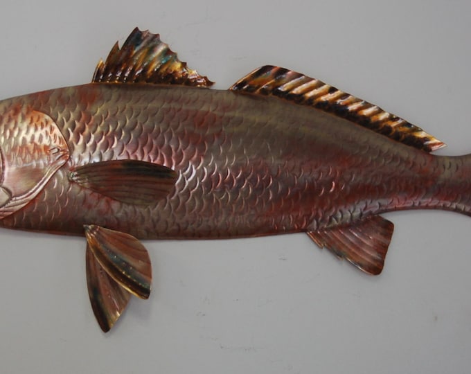 Redfish 35in Wall Art Metal Sculpture Beach Coastal Art Tropical - Etsy