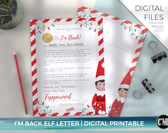 Elf Canva Template - Etsy