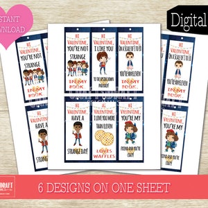 Stranger Things Valentines | Stranger Things Valentine Cards ...