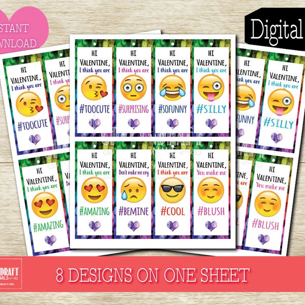 Emoji Bookmarks - Etsy