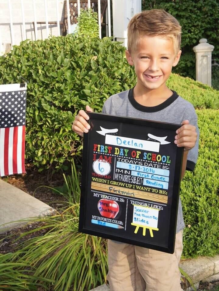 11x14 First Day of School Sign | Back to School Printable | Reusable ...