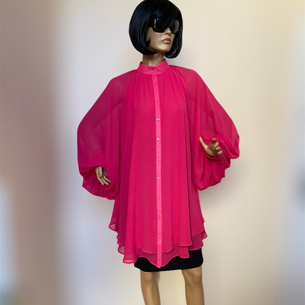 Chiffon Tunic - Etsy