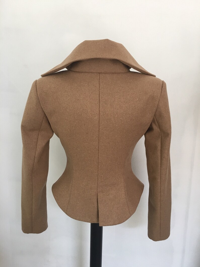 Red Jacket/red Wool Coat/red Blazer/slim Fit Asymmetrical - Etsy