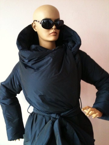 Loose Winter Collar Square Down Jacket/atmosphere Comfortable - Etsy