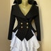 Formal Womens Tailcoat, Tuxedo Tails Women, Black Tailcoat, Steampunk ...