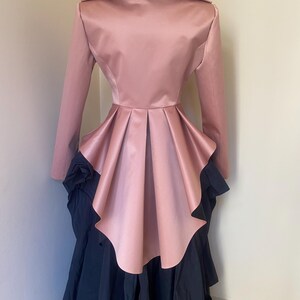 Formal Womens Duchess Satin Tailcoat, Tuxedo Tails Women, Rose Gold ...