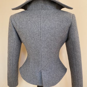 Red Jacket/red Wool Coat/red Blazer/slim Fit Asymmetrical Jacket ...