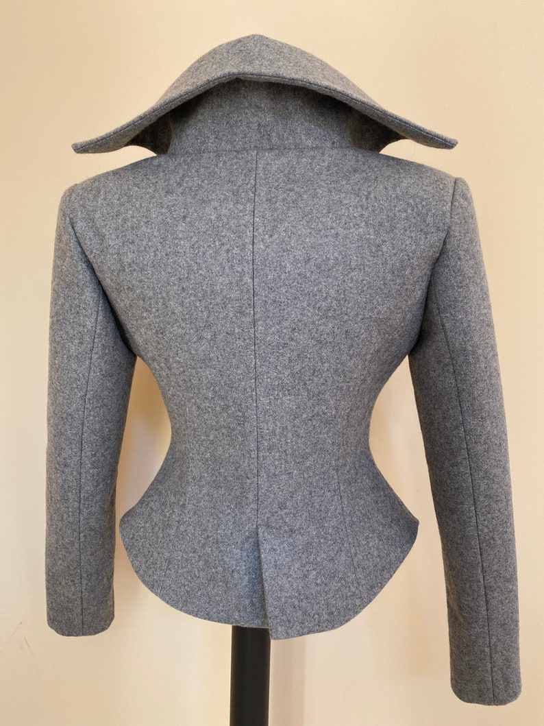 Red Jacket/red Wool Coat/red Blazer/slim Fit Asymmetrical - Etsy