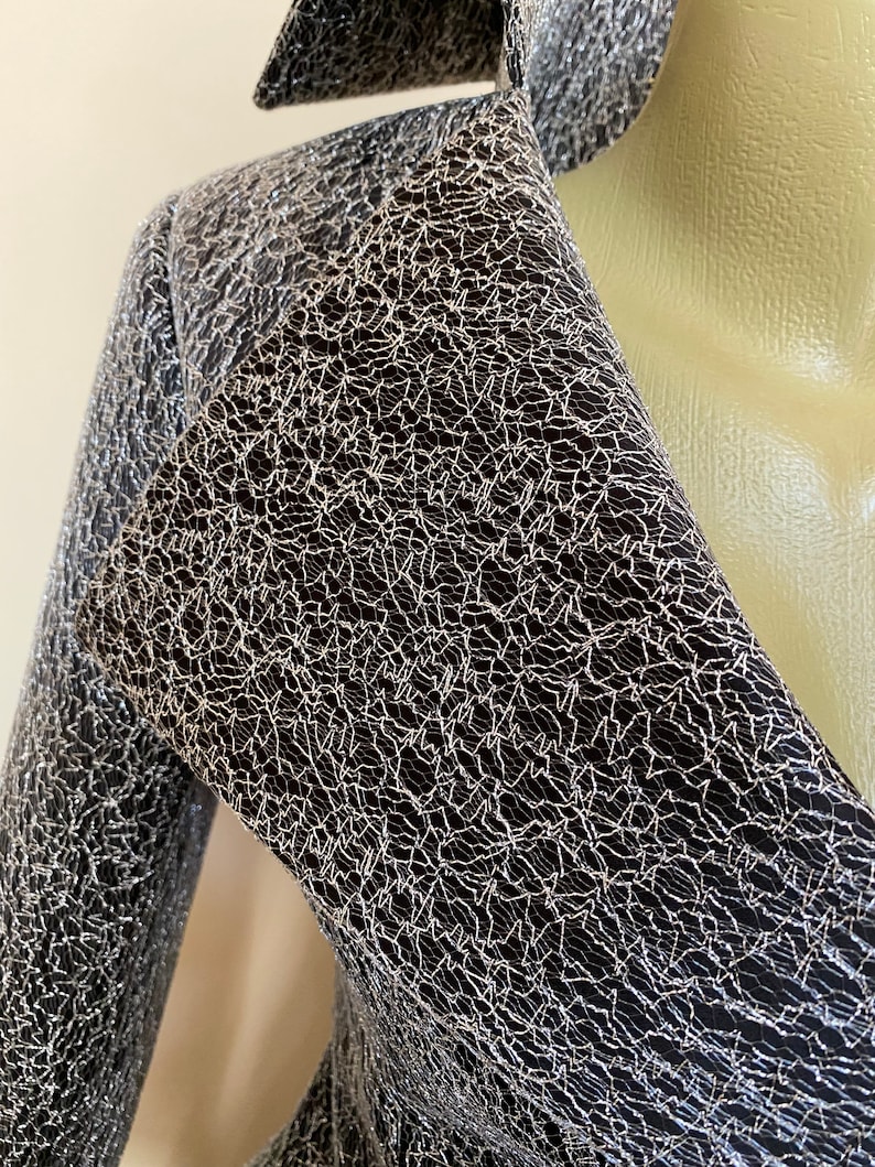 Formal Silver Lace Spider Web Jacket Silver Steampunk Wedding | Etsy