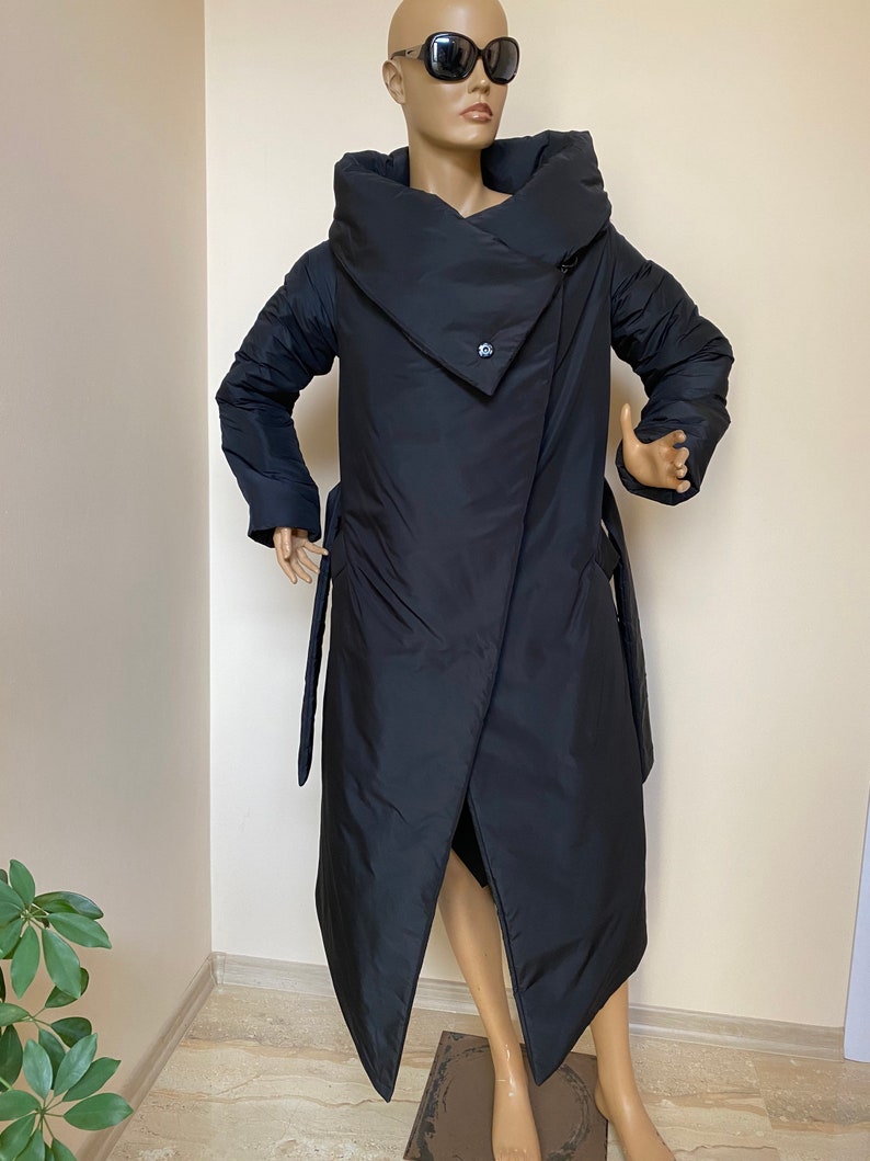 Long Loose Winter Collar Square Down Jacket/atmosphere Comfortable and ...