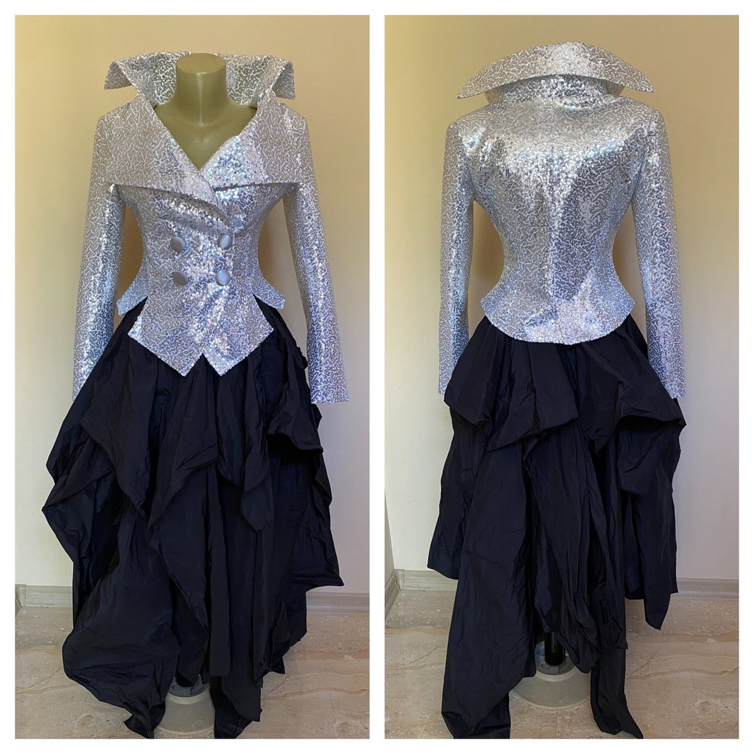 Silver Sequin Jacket, Womens Sequined Fitted Formal Short Jacket ...