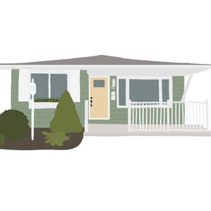 Custom Digital House Drawings - Etsy