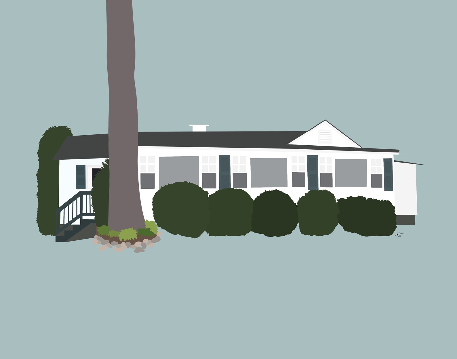 Custom Digital House Drawings - Etsy