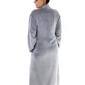 Super Plush Front Zipper Soft Robe Zipper Bathrobe Dressing Gown - Etsy
