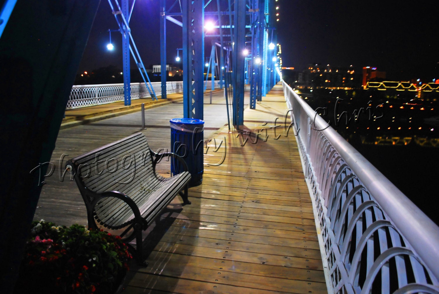 Walnut Street Bridge Lights. Chattanooga Tennessee - Etsy