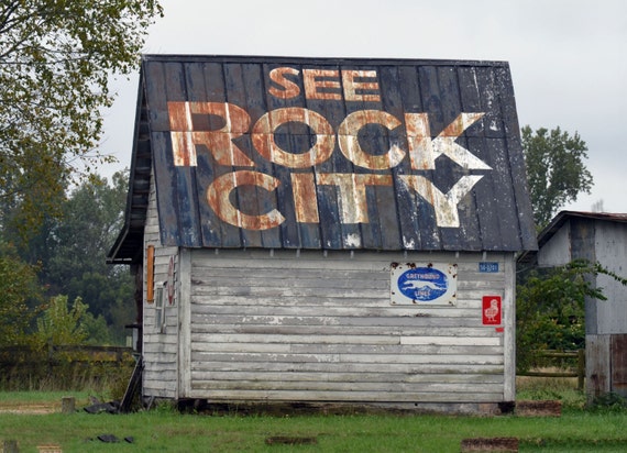 Old Rock City Barn Rock City Gardens | A Rock City Iconic Barn Wrapped
