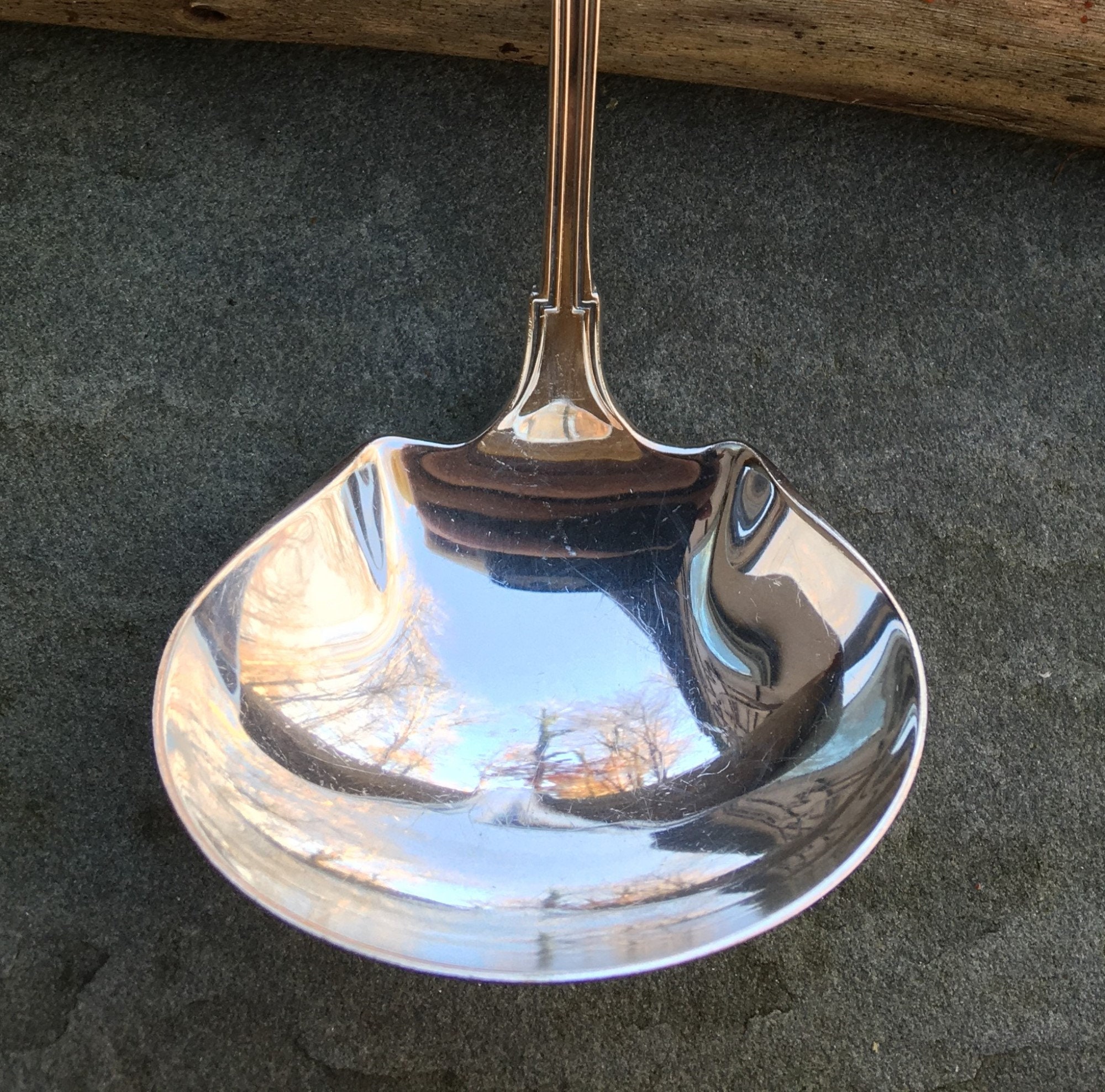 Vintage Sterling Silver Gravy Ladle Etruscan Pattern | Etsy