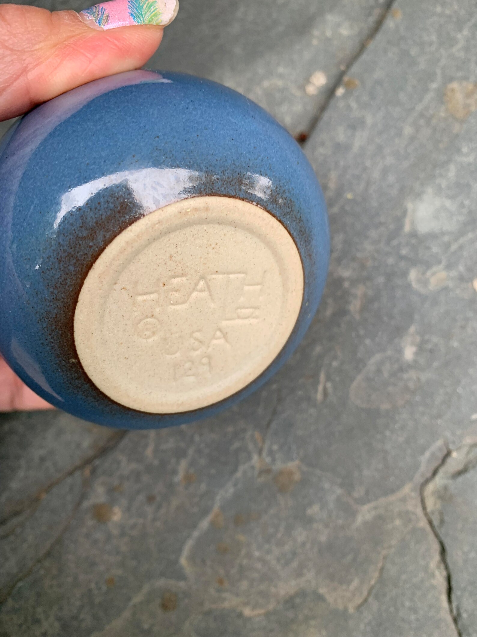 Timeless and Classic Heath Ceramics Retired Glaze French Blue in a ...