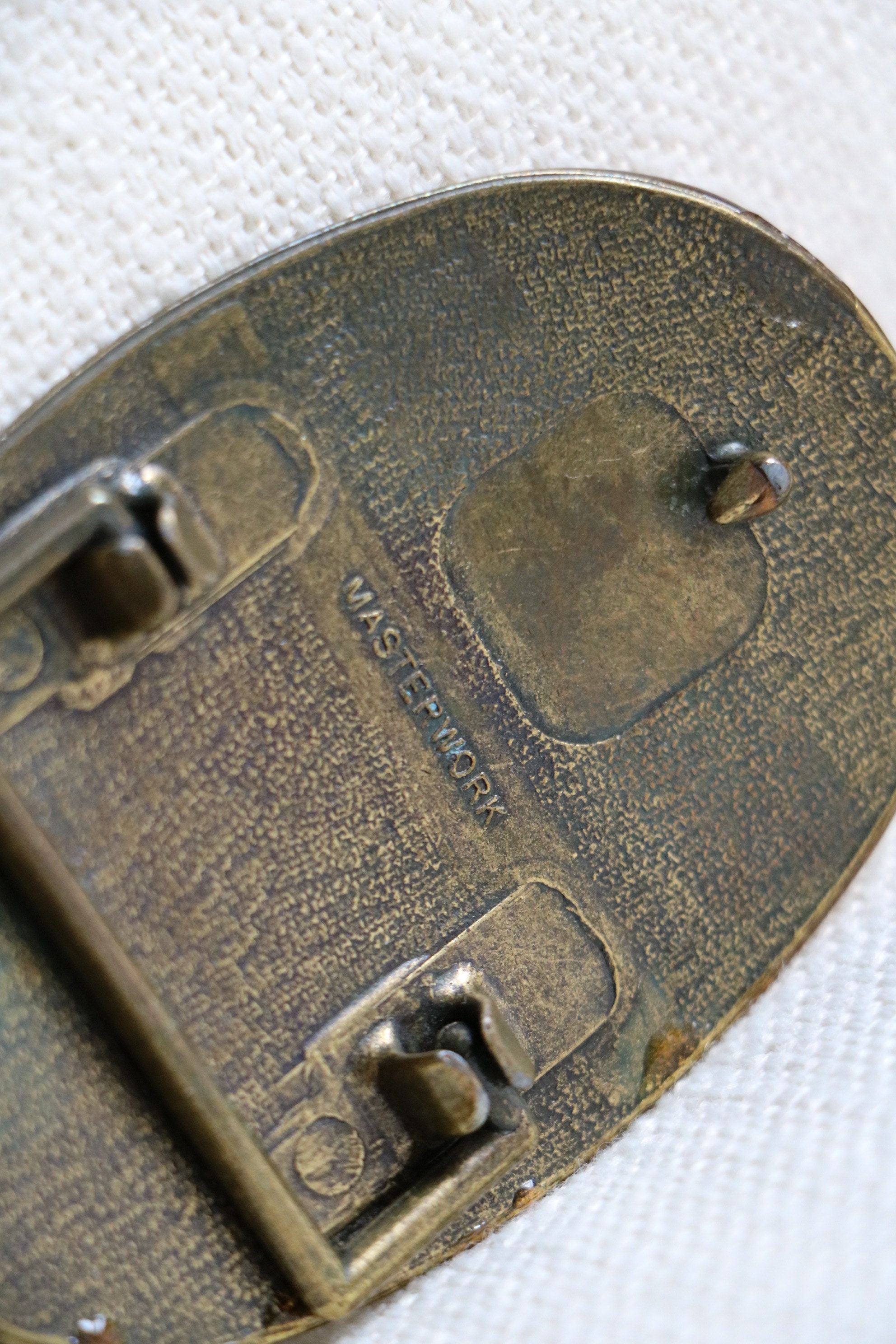 Vintage Renoir Painting Belt Buckle Hippie Prairie Cottage Core - Etsy