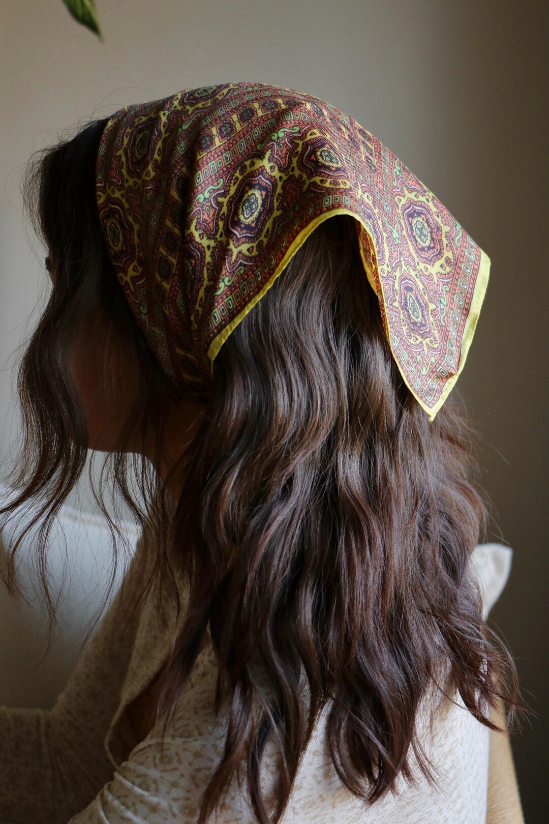 Colorful Silk Bandana - Etsy
