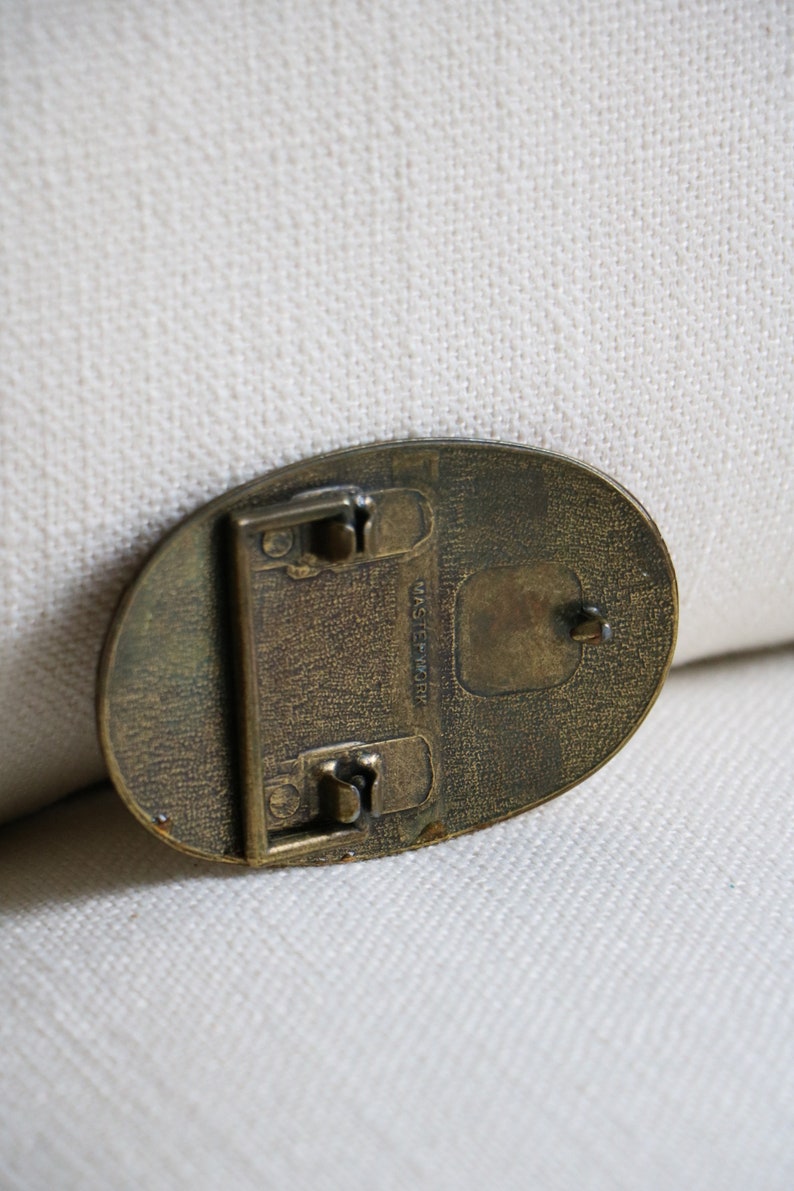 Vintage Renoir Painting Belt Buckle Hippie Prairie Cottage Core - Etsy