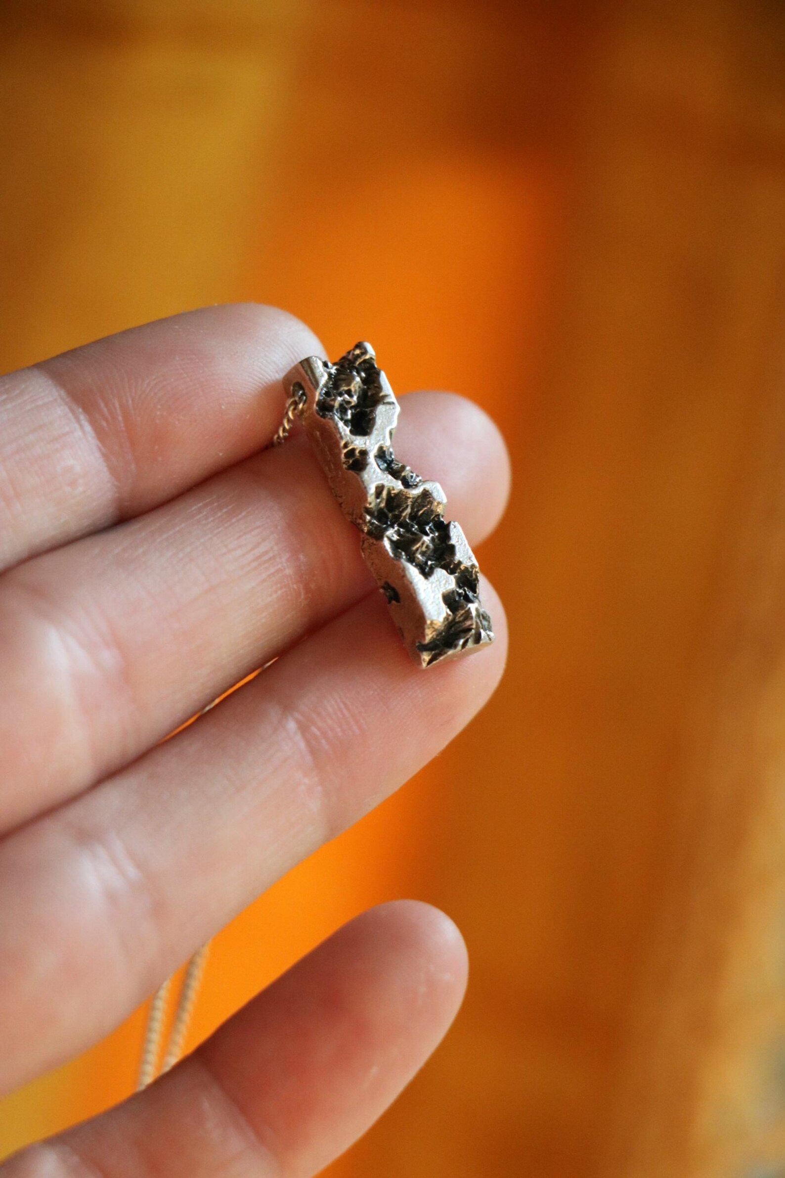 Mountainscape Pendant - Etsy